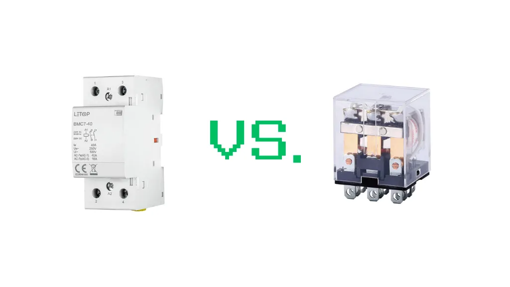 DC Contactor vs Relay: Choosing the Right Switching Device - LETOP